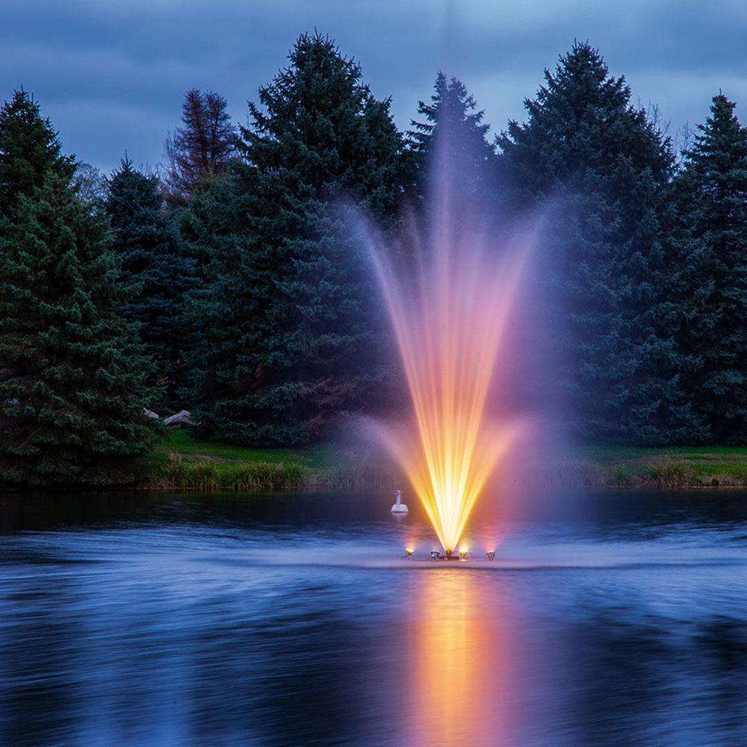 Amherst Decorative Pond Fountain | Scott Aerator 1-3 HP – Midwest Ponds